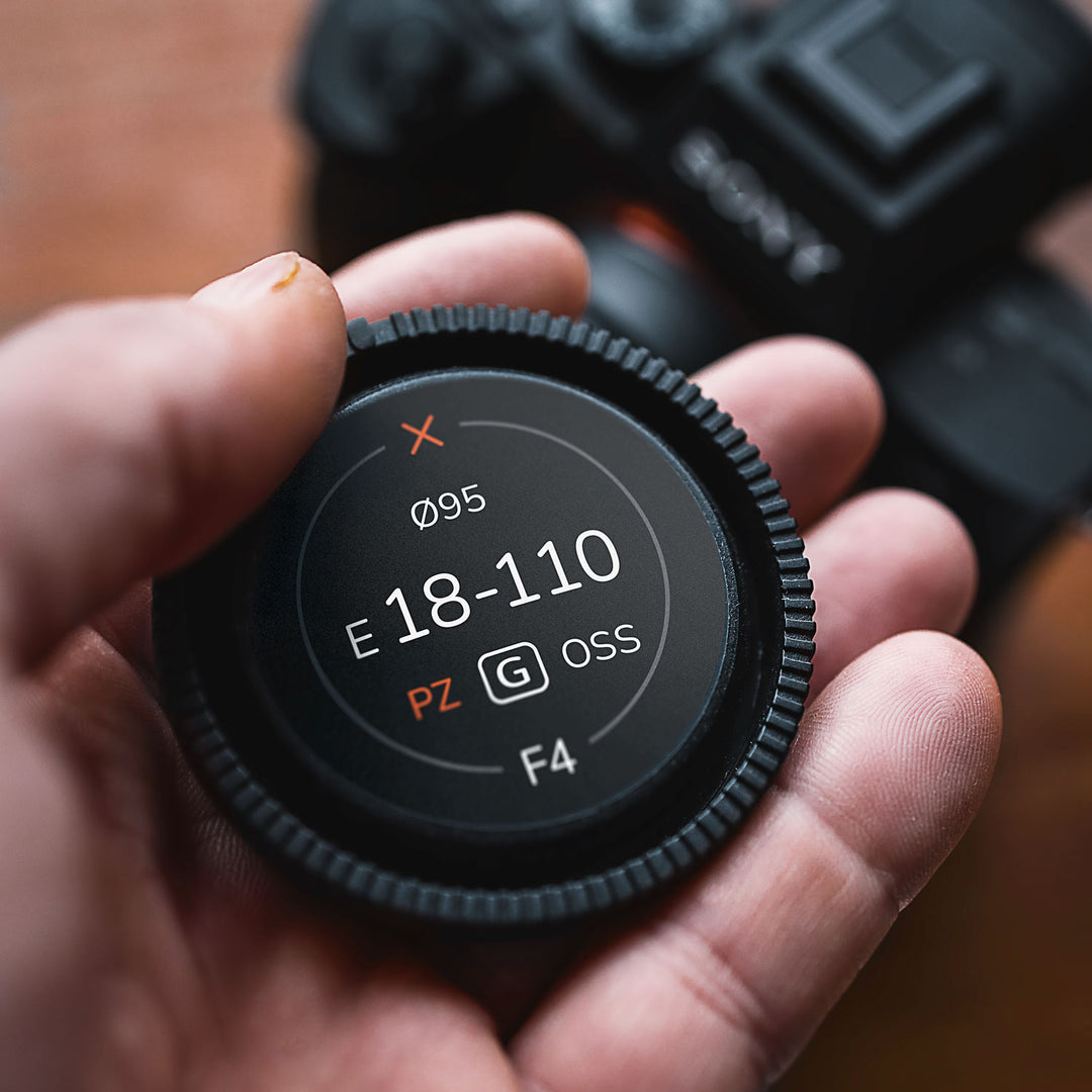 Lens Cap Stickers Sony E APS-C Lenses by Field Made Co - Quick ...