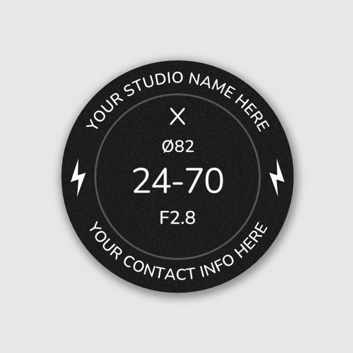 Fully Customizable Lens Cap Stickers by Field Made Co - Quick ...